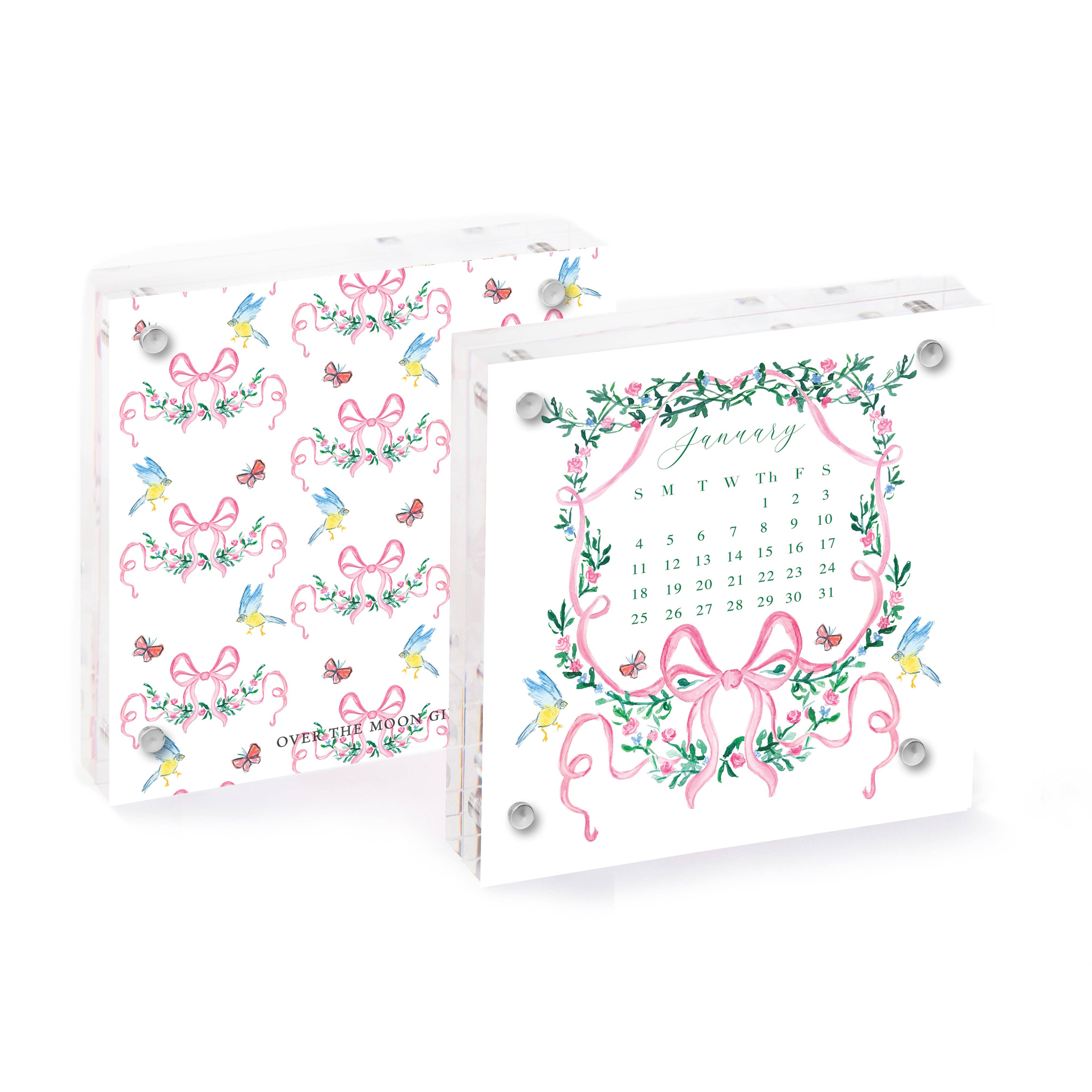 2026 Acrylic Desk Calendar – Bobbie's Shoppe